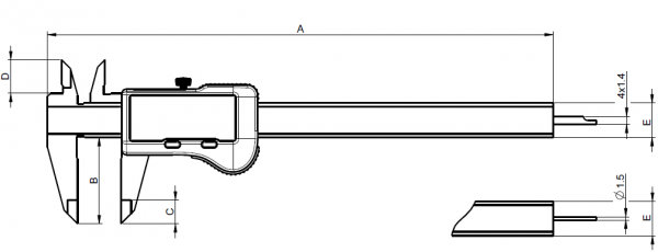 S_Cal EVO Digitaler Messschieber | Studenroth Präzisionstechnik GmbH