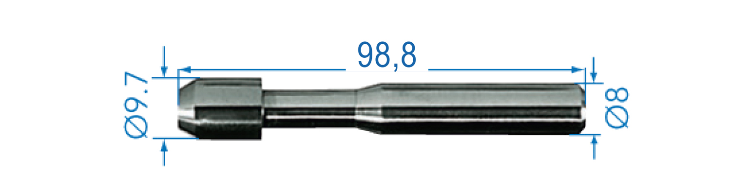Messeinsatz Ballig | Messeinsätze Einspannschaft Ø 8mm | Zubehör ...