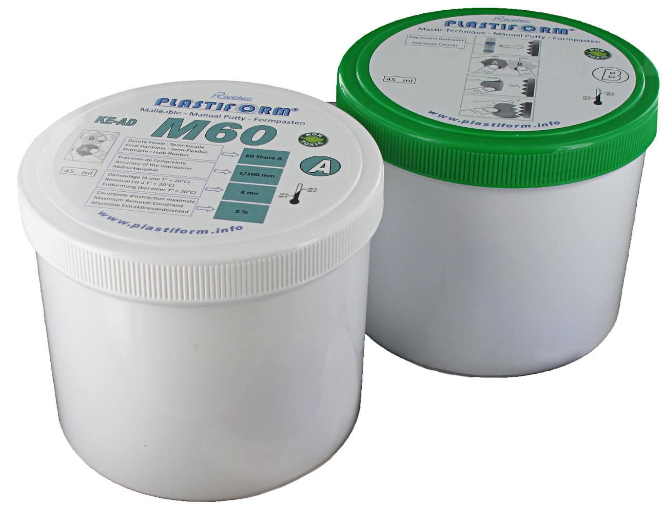 M60 KE-AD - Knetbare Paste Klein | Einfache Außenkonturen | Indirekte ...