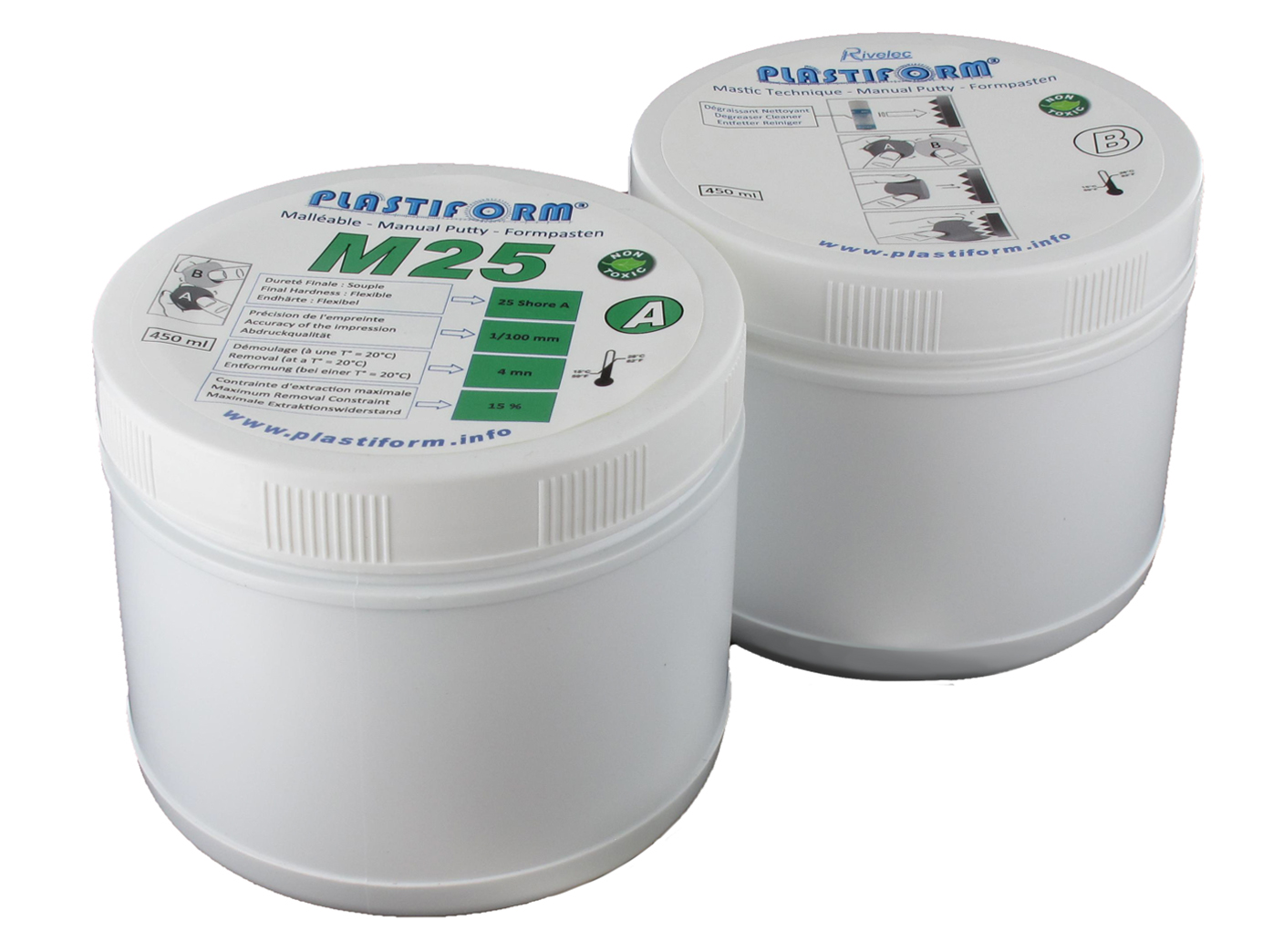 M25 PS-AD - Knetbare Paste Klein | Komplexe Außenkonturen | Indirekte ...